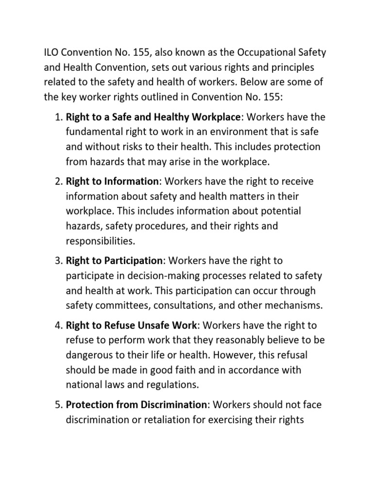 Worker's Rights | PDF | Occupational Safety And Health | Safety