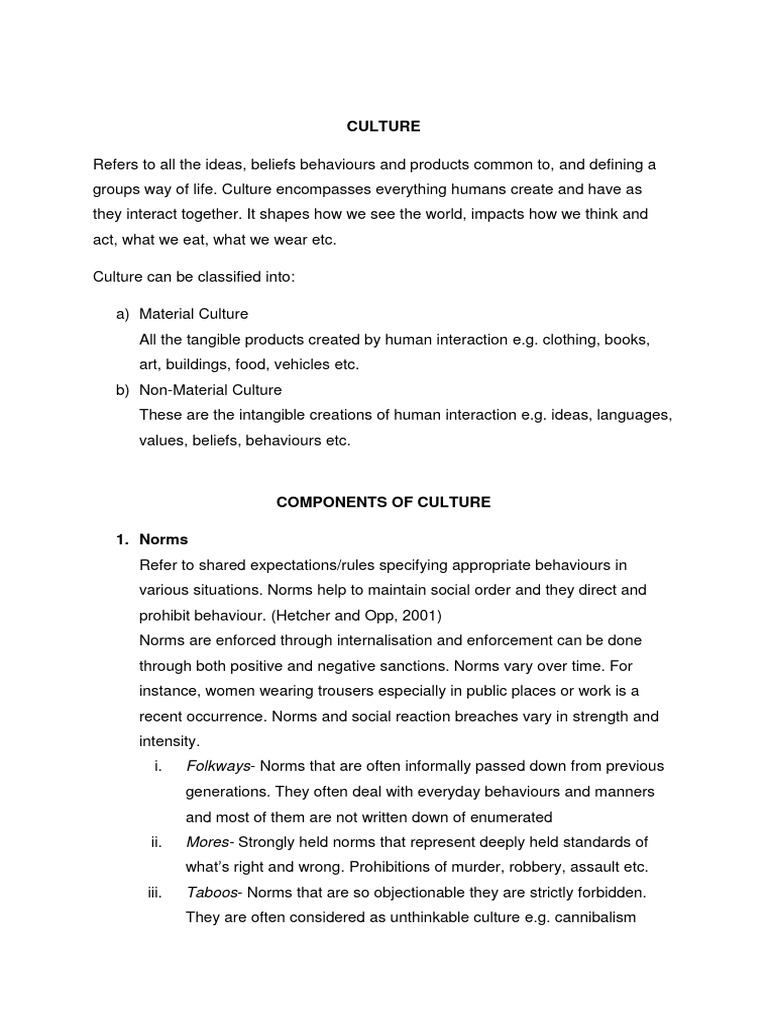 CULTURE | Download Free PDF | Symbols | Idea