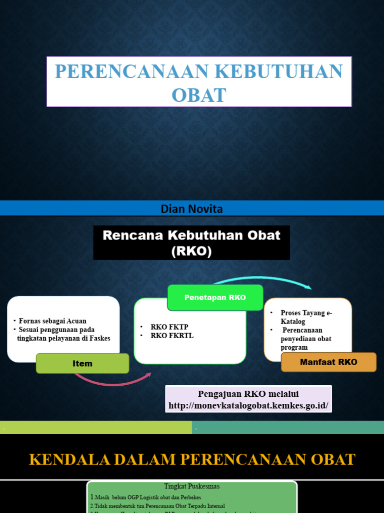 RKO (Rencana Kebuthan Obat) | PDF