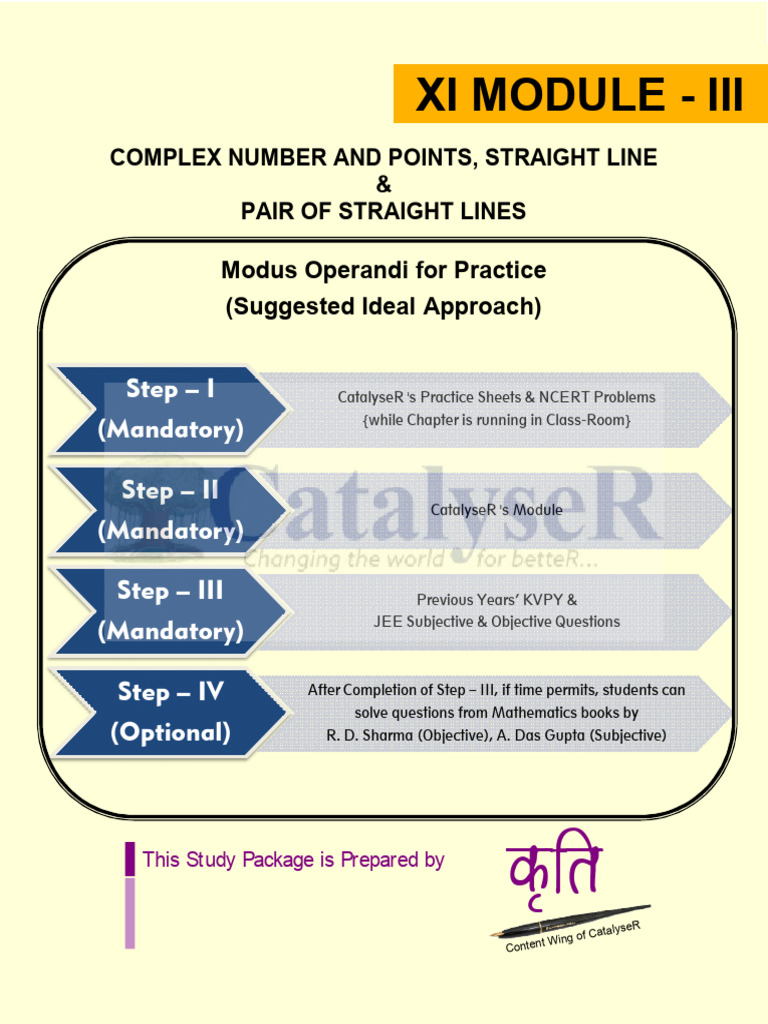 Mathematics - Complex Number - Points - ST Line - Pair of ST Lines | PDF | Numbers | Complex Number