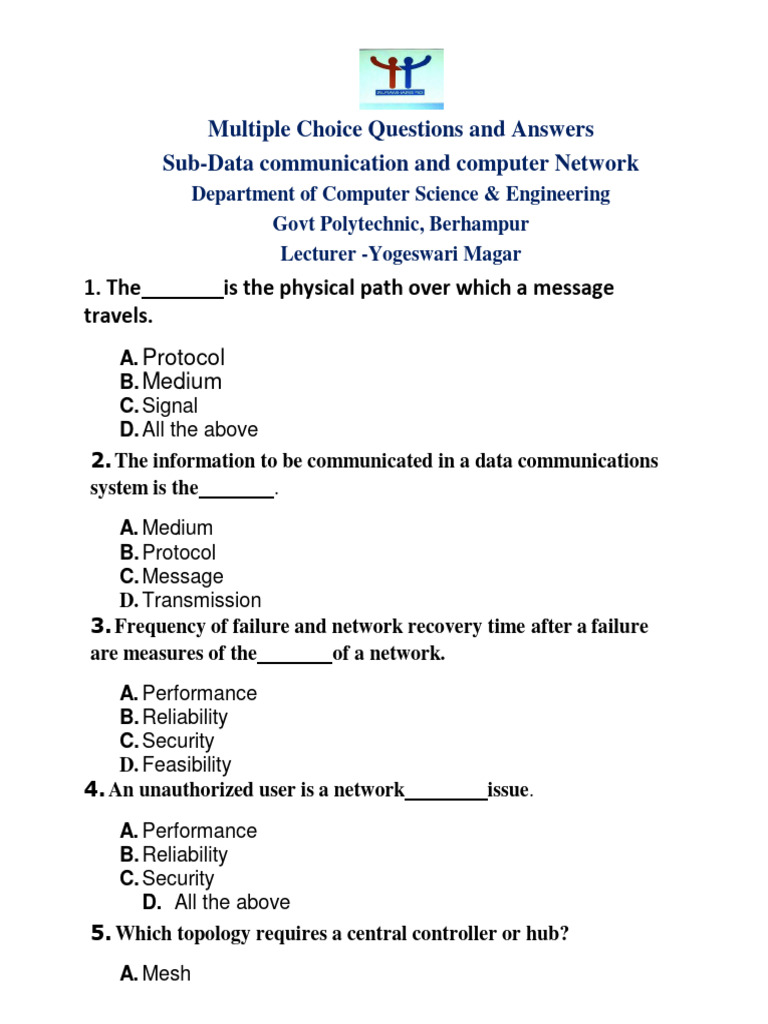 DCCN | PDF | Osi Model | Transmission Medium DCCN | PDF | Osi Model | Transmission Medium