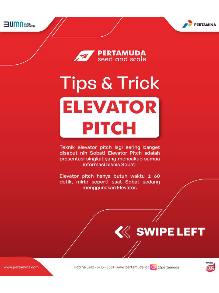 Tips & Trick Elevator Pitch | PDF