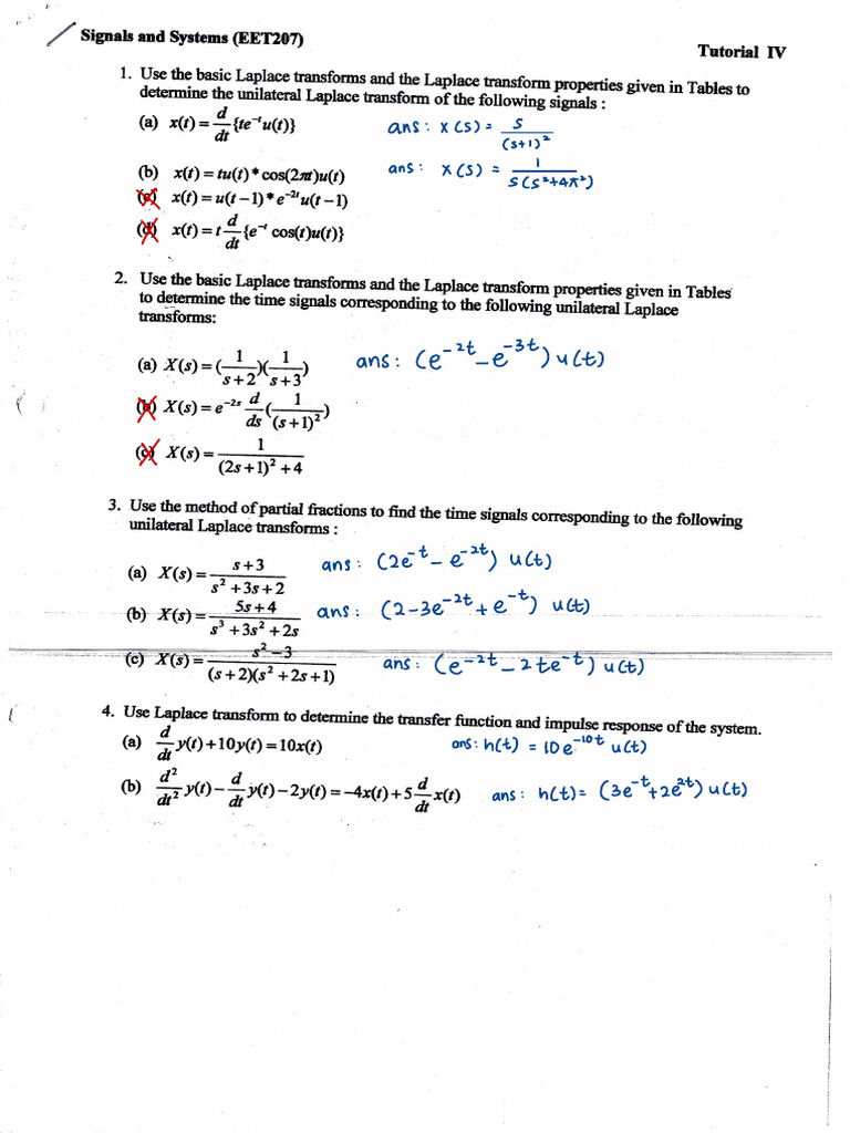Tutorial 4 | PDF | Applied Mathematics | Signal Processing