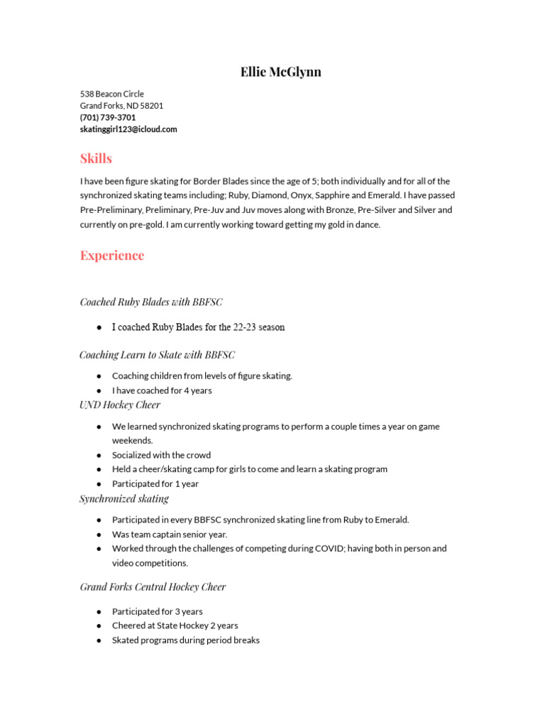 Ellie Mcglynn-Resume-3 | PDF