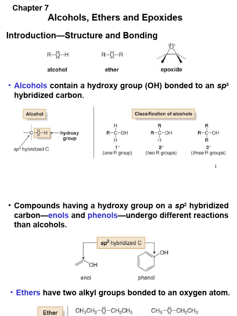 Chapter Four Powerpoint | PDF | Ether | Chemical Reactions