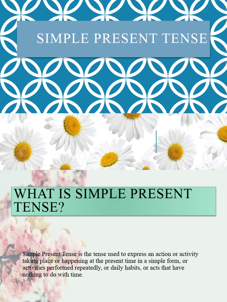 Simple Present Tense PPT | PDF | Verb | Subject (Grammar)