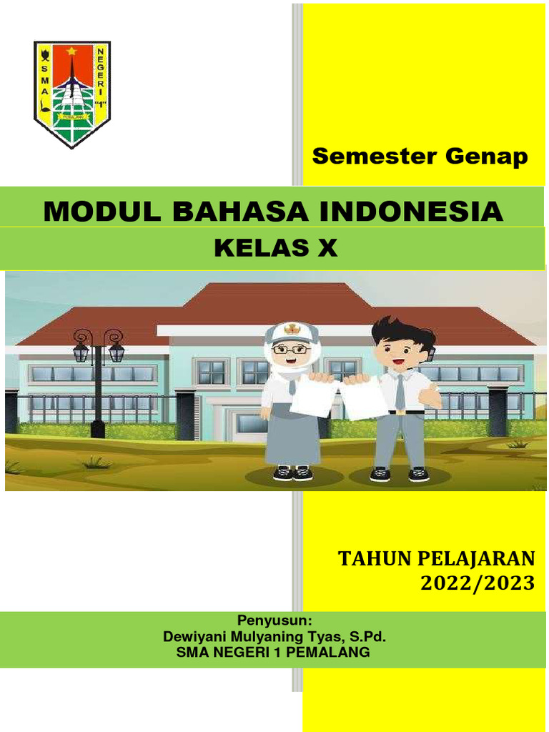 Modul Bahasa Indonesia Kelas X SMT Genap | PDF | Karier & Perkembangan ...