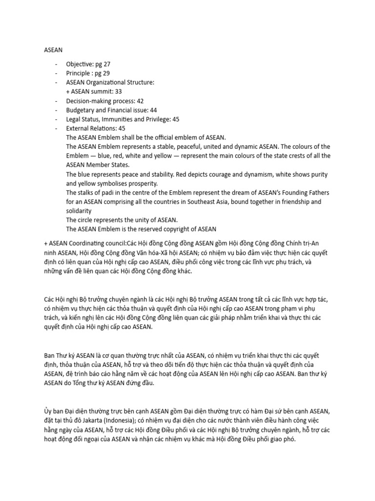 ASEAN | PDF