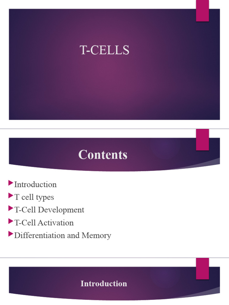 T-Cells-1 | PDF | T Cell | Cytotoxic T Cell