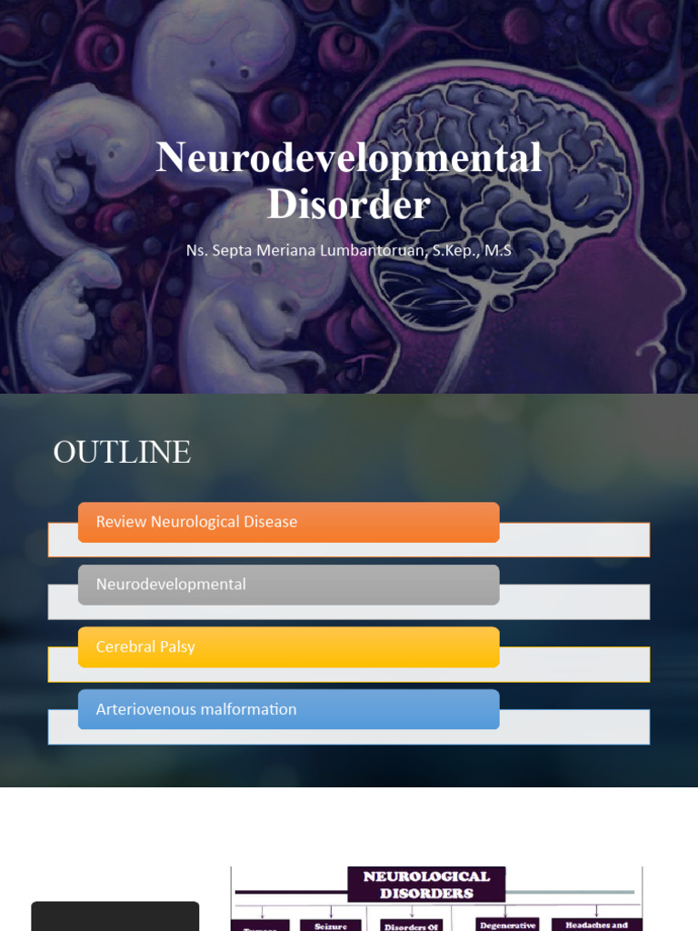 P - 6 Neurodevelopmental Disorder | PDF