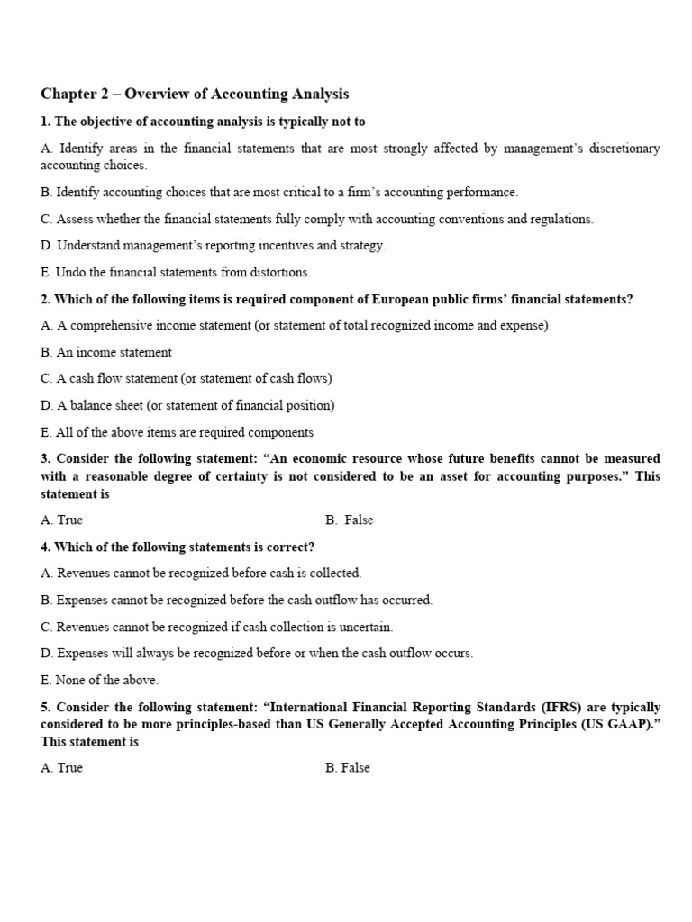 What Is Accounting Analysis
