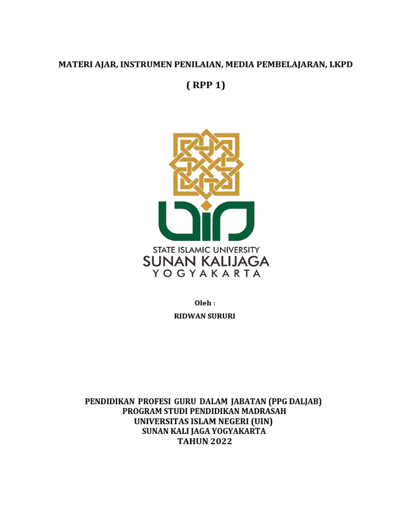 Materi Ajar, LKPD, Media Pembelajaran, Instrumen Penilaian | PDF