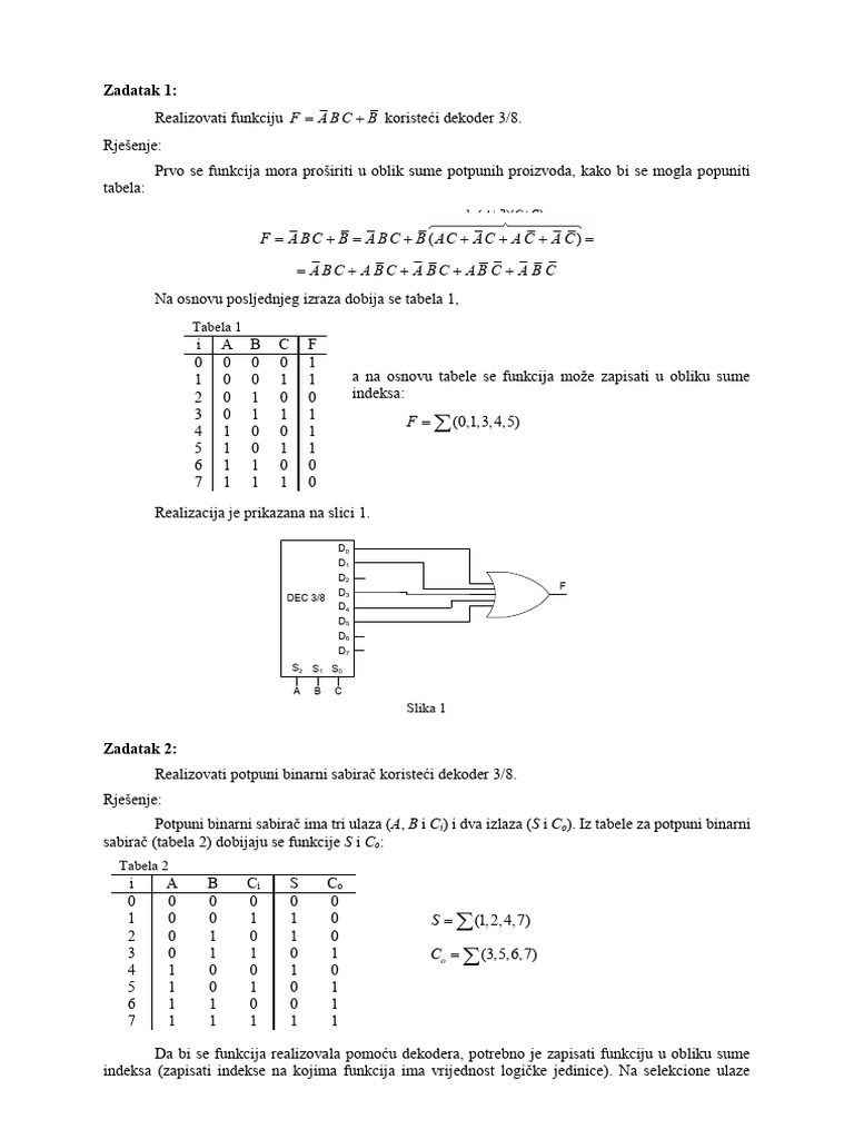 OR1.Vjezbe - 8. Termin | PDF