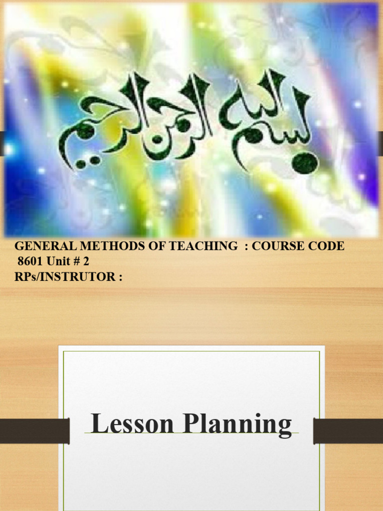 Lesson Planning Strategies for Educators | PDF | Lesson Plan | Teachers