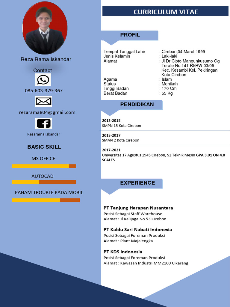 CV Reza Rama Iskandar Cirebon | PDF