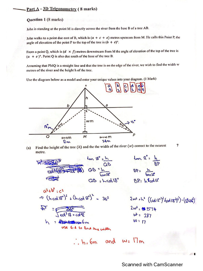 Yr 11 Maths - Task 2 | PDF
