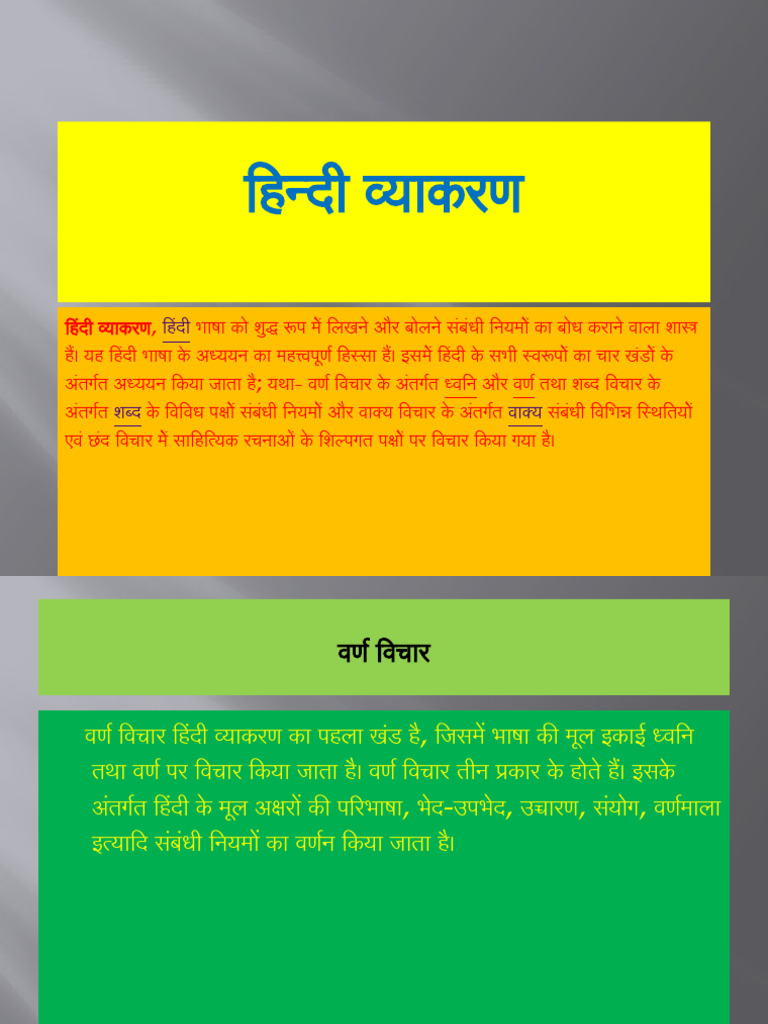 Hindi Project | PDF