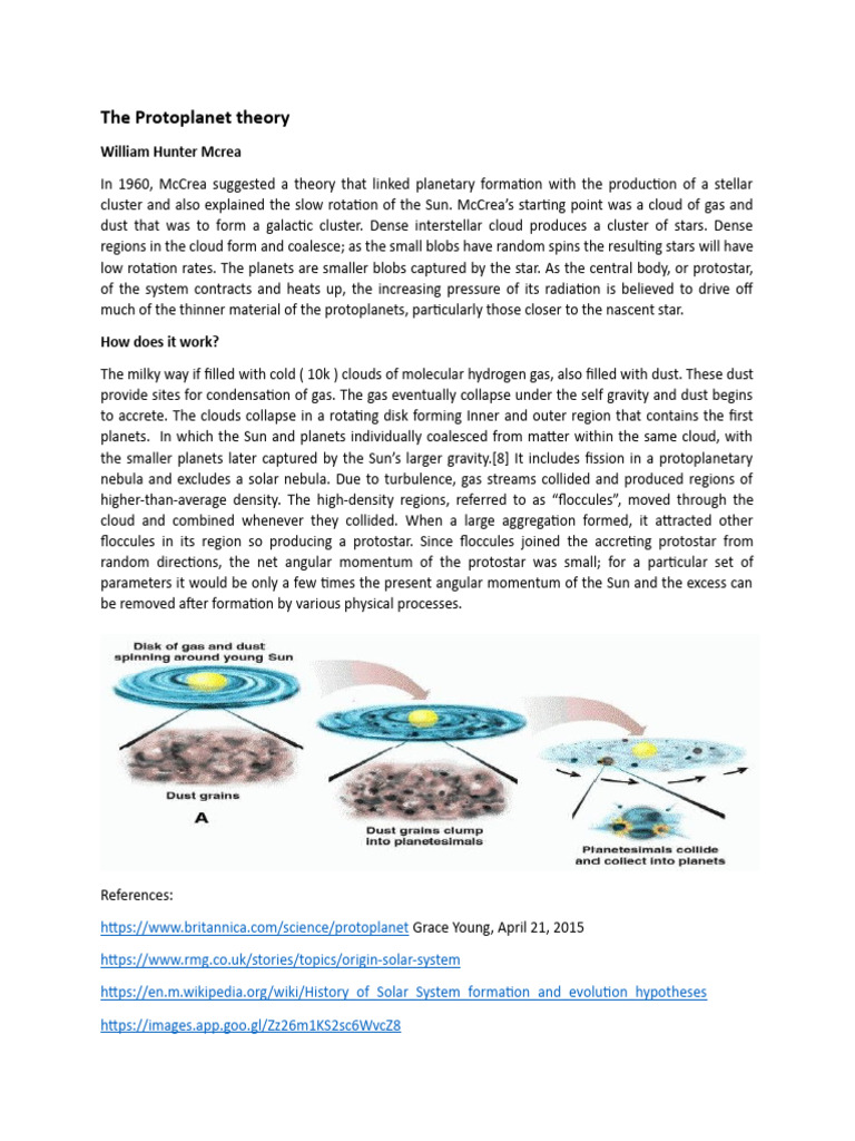 Protoplanet Hypothesis and Heliocentrism | PDF | Heliocentrism ...