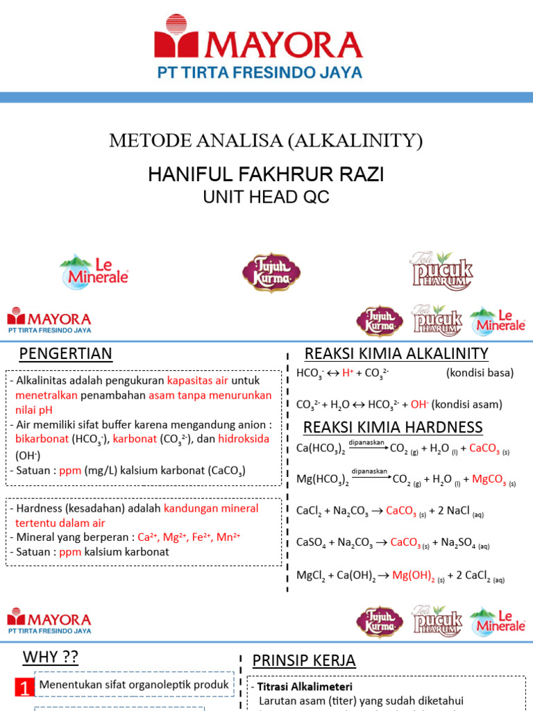 Metode Analisa (Alkalinity) | PDF