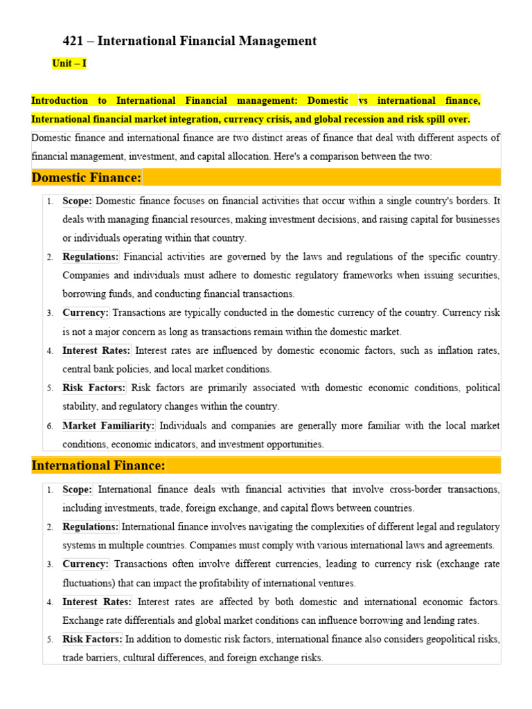 421 IFM Notes | PDF | Futures Contract | Derivative (Finance)