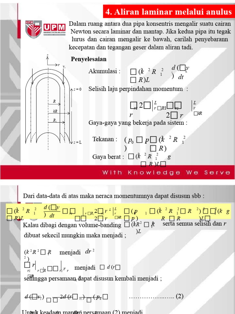 Aliran Laminar dan Tangensial | PDF | Sains & Matematika