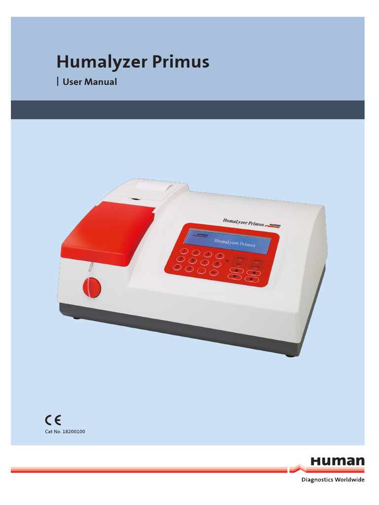 Humalayzer Primus User Manual | PDF | Waste Management | Hazards