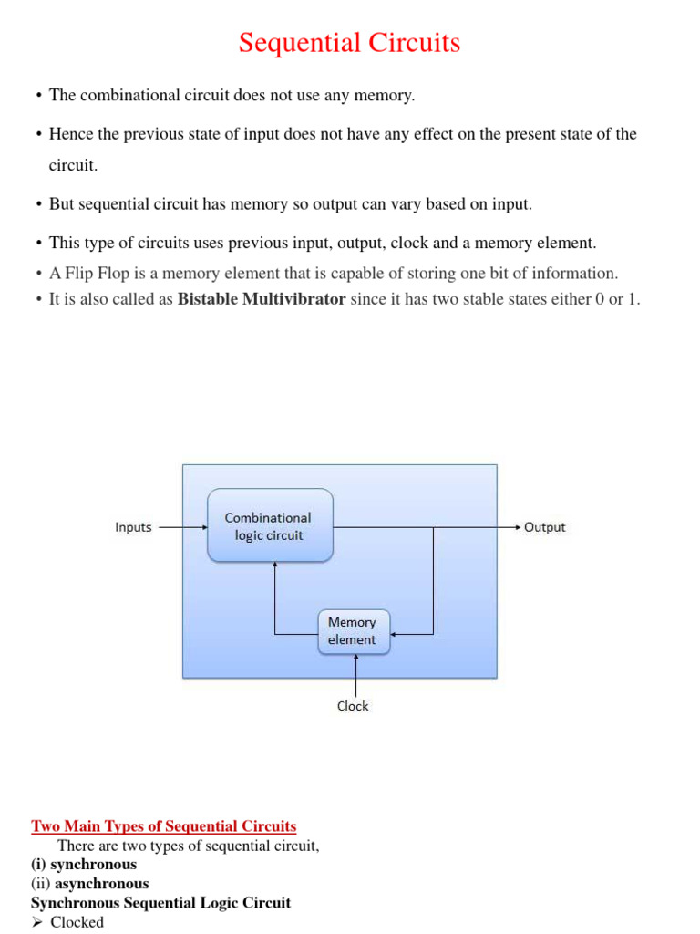 Sequential Circuit | PDF | Computer Architecture | Computer Data
