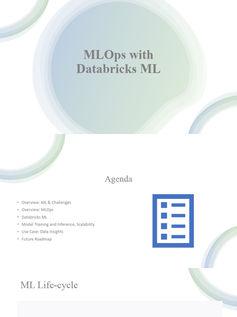 POV MLOPs With Databricks 19-04-2023 | PDF | Apache Spark | Machine Learning