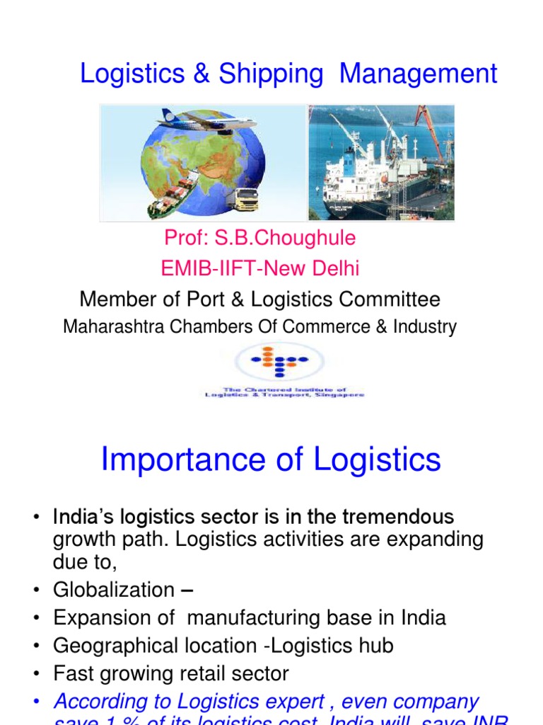 Introduction of Logistics & Shipping | PDF | Cargo | Logistics