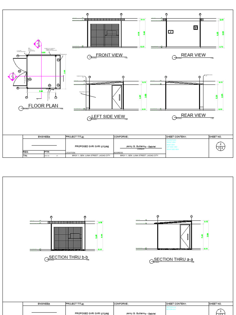 Floor Plan: Front View | PDF | Door | Building Technology