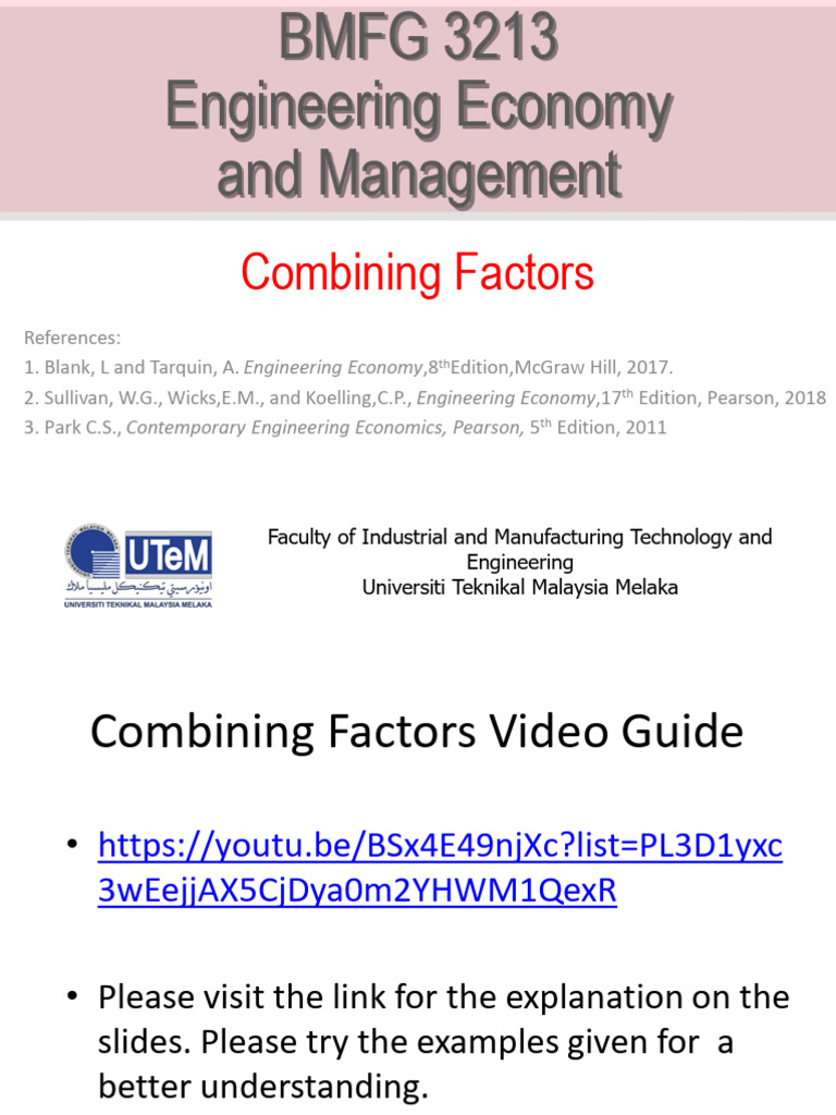 W2-3 - Ch3 Combining Factors | PDF | Interest | Interest Rates