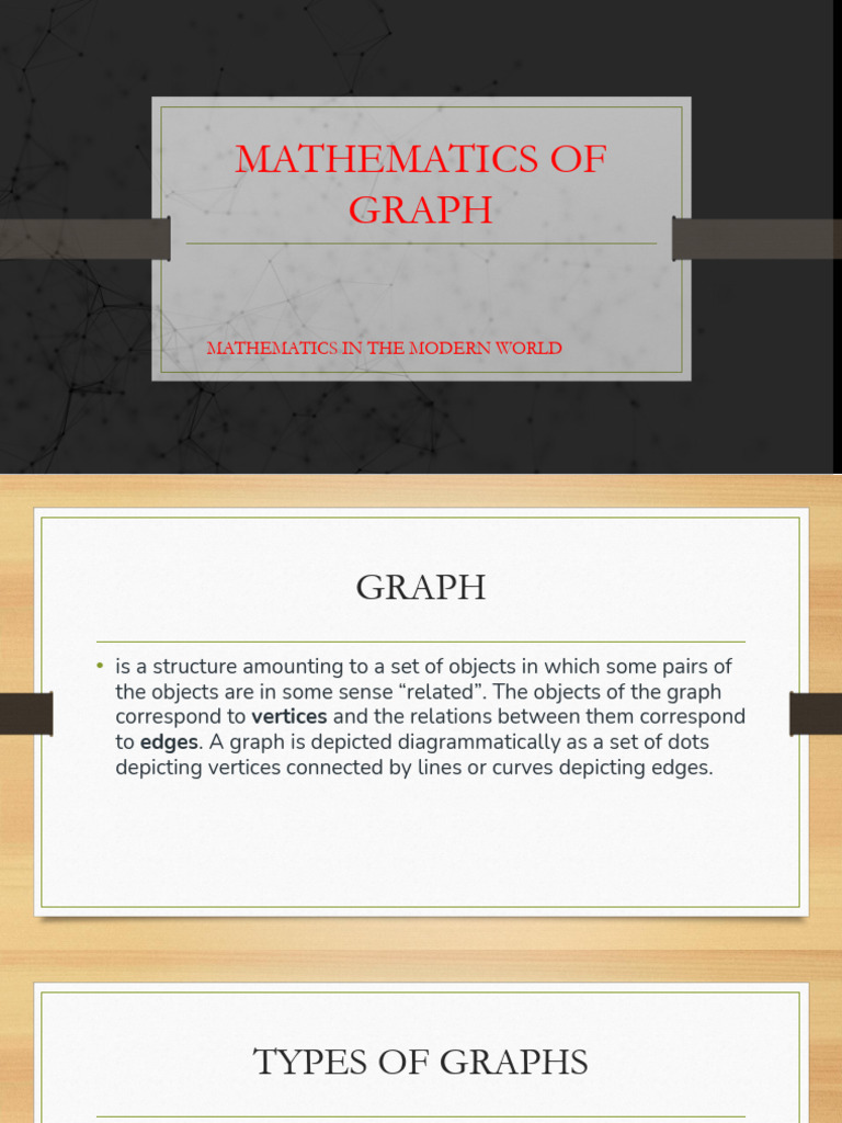 Mathematics of Graph | PDF | Teaching Methods & Materials