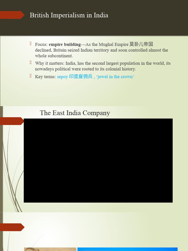 British Imperialism in India | PDF | Indian Rebellion Of 1857 | British Raj