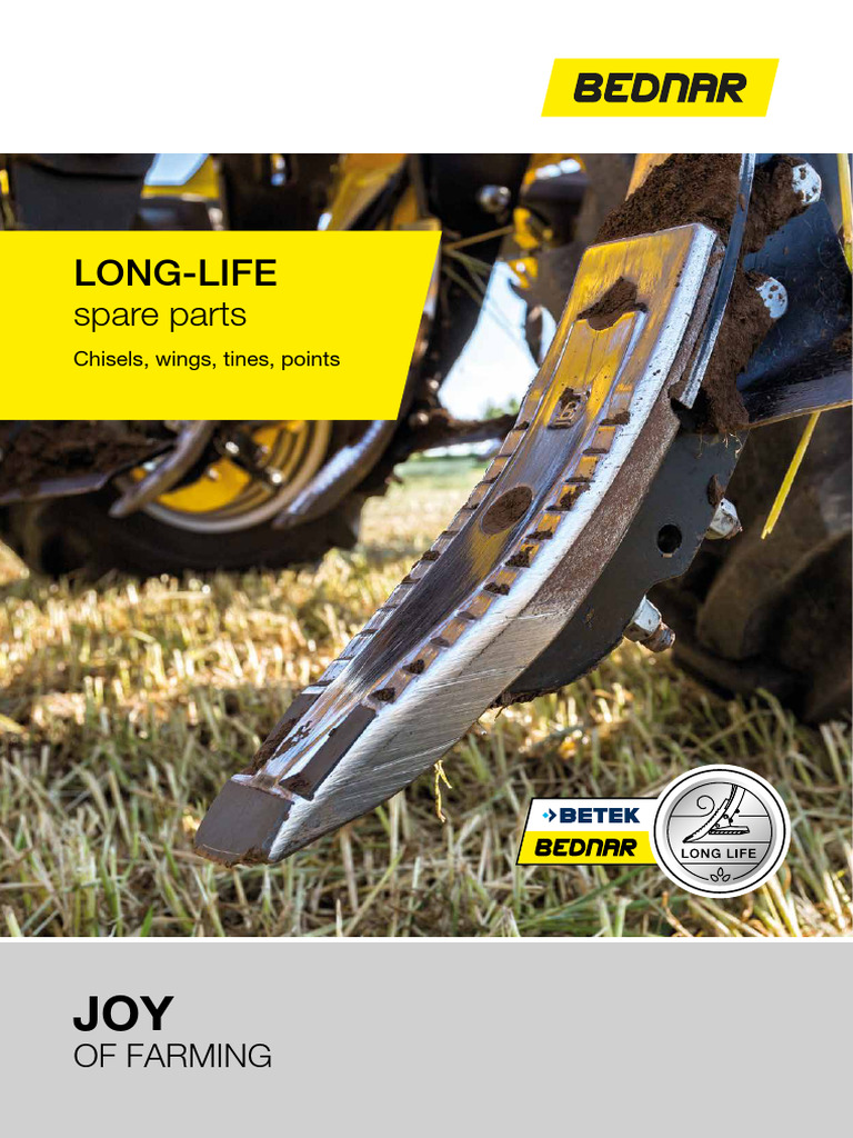 Long Life Spare Parts en BEDNAR | PDF | Tillage | Materials
