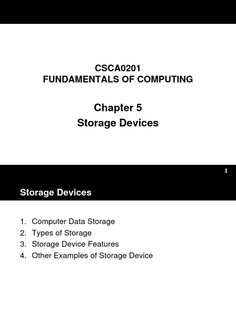 Csca0201 ch05 | PDF | Computer Data Storage | Random Access Memory