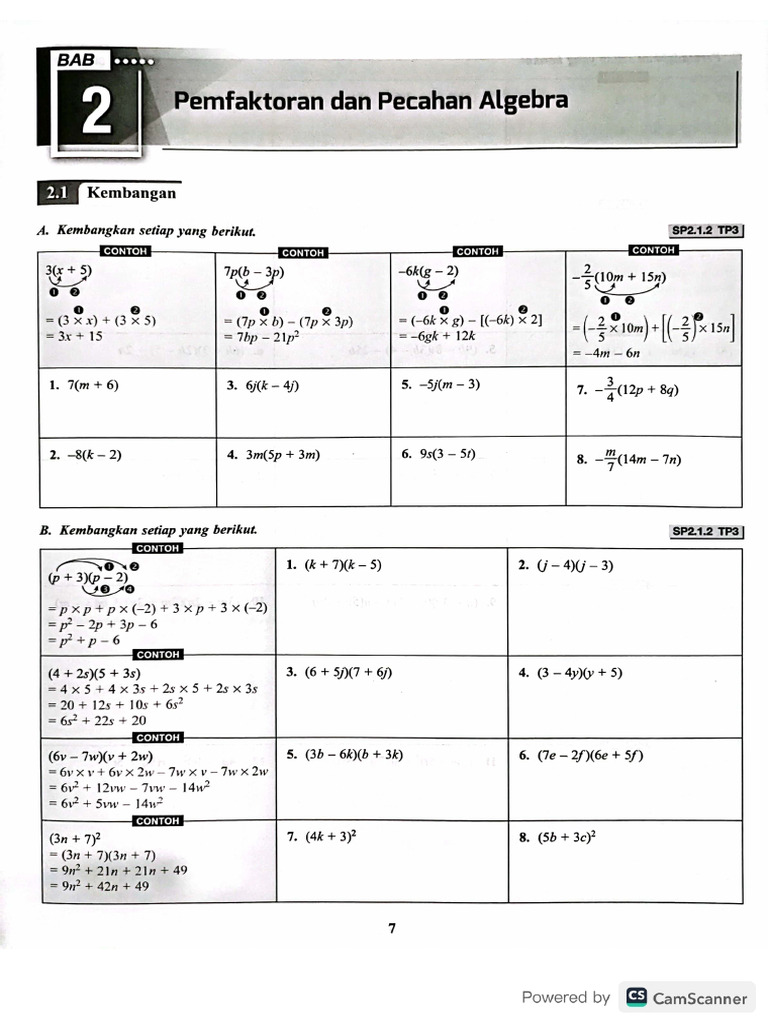 Form 2 Math Galus Chapter 2 | PDF