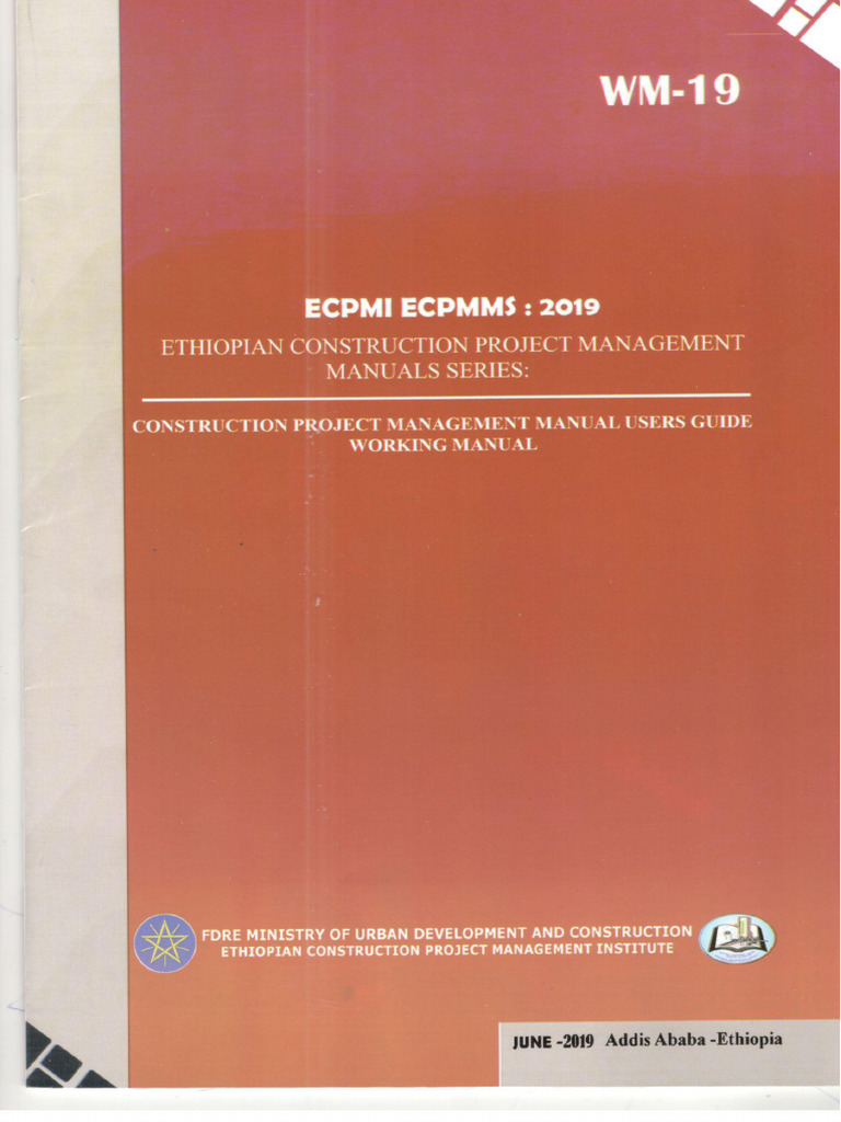 WM-19 Project Management Users Manual | PDF