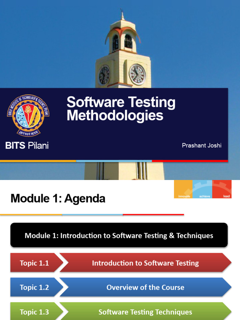 M1-RL-Introduction To Software Testing Techniques | Download Free PDF ...