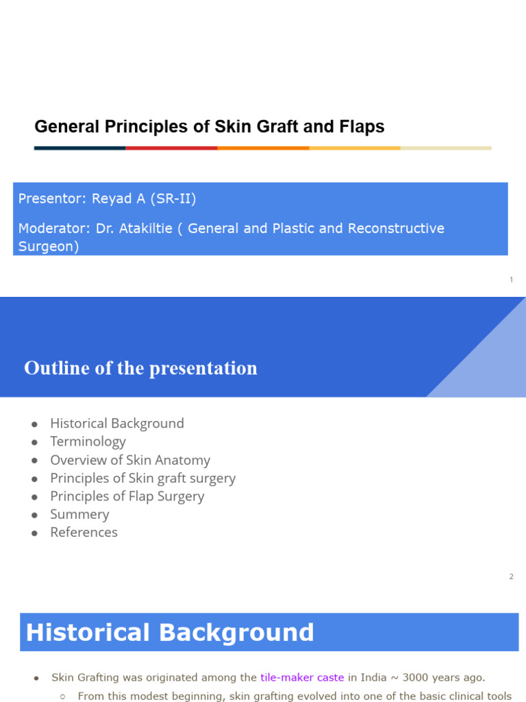 General Principles of Skin Graft and Flaps | PDF | Blood Vessel | Plastic Surgery
