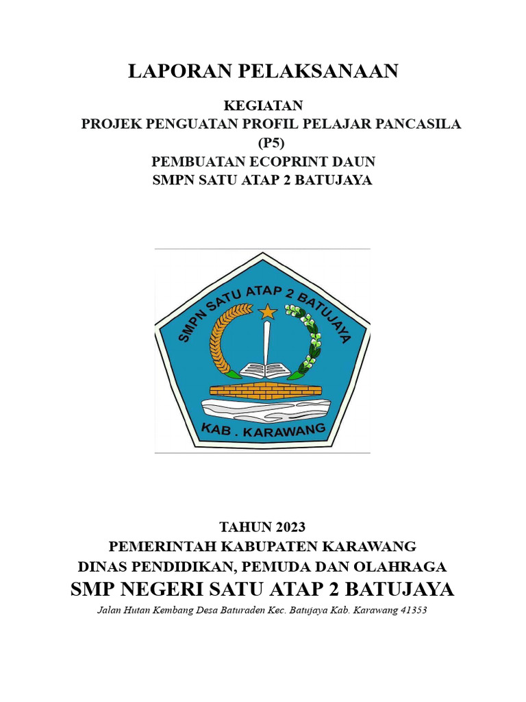 Proyek P5 Ecoprint | PDF | Seni | Karier & Perkembangan