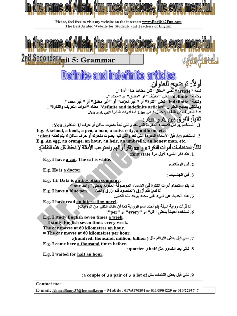 Unit 5 Grammar | PDF