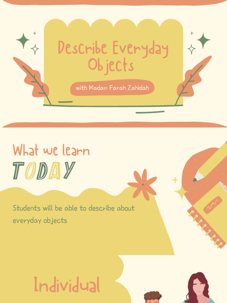 Describe Everyday Objects | PDF | Hair | Cultural Trends