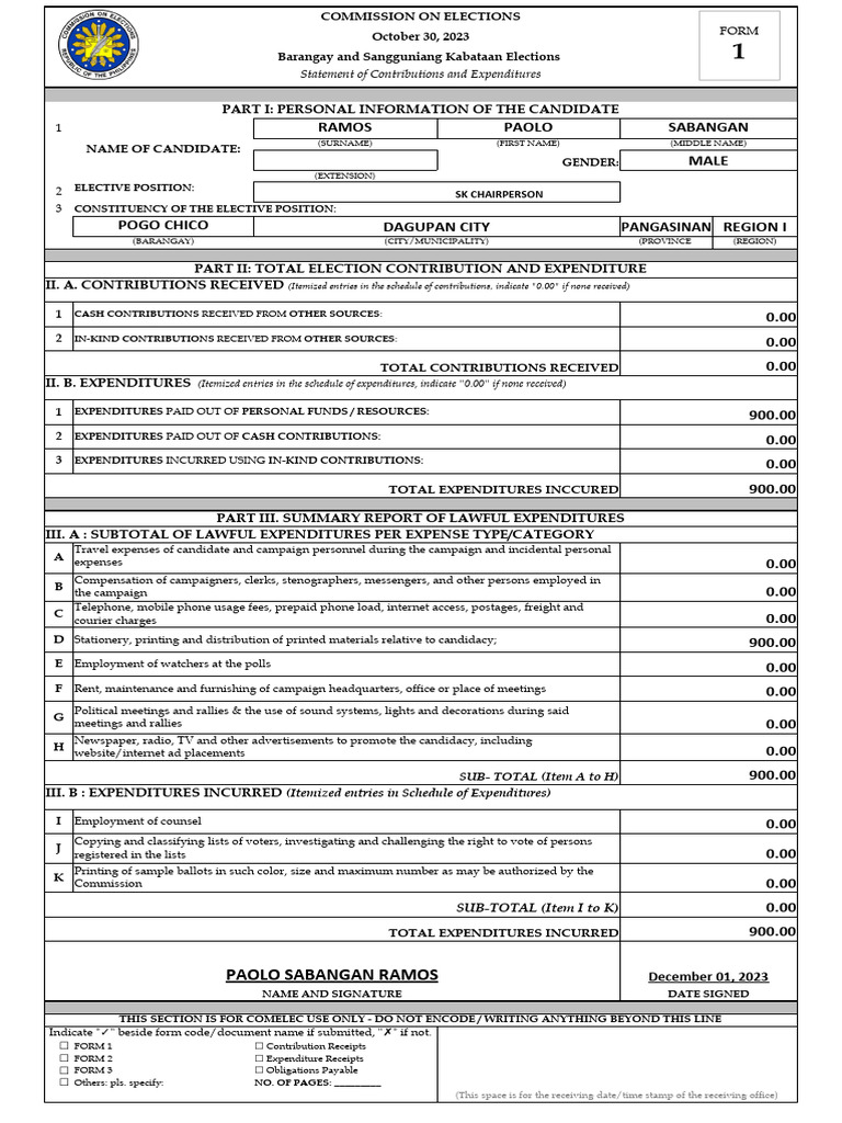 Soce Template Autosum - xlsx1 | PDF | Expense | Notary Public