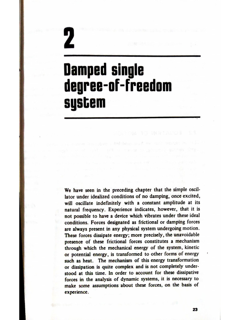 Structural Dynamic Unit 1 Part 2 | PDF