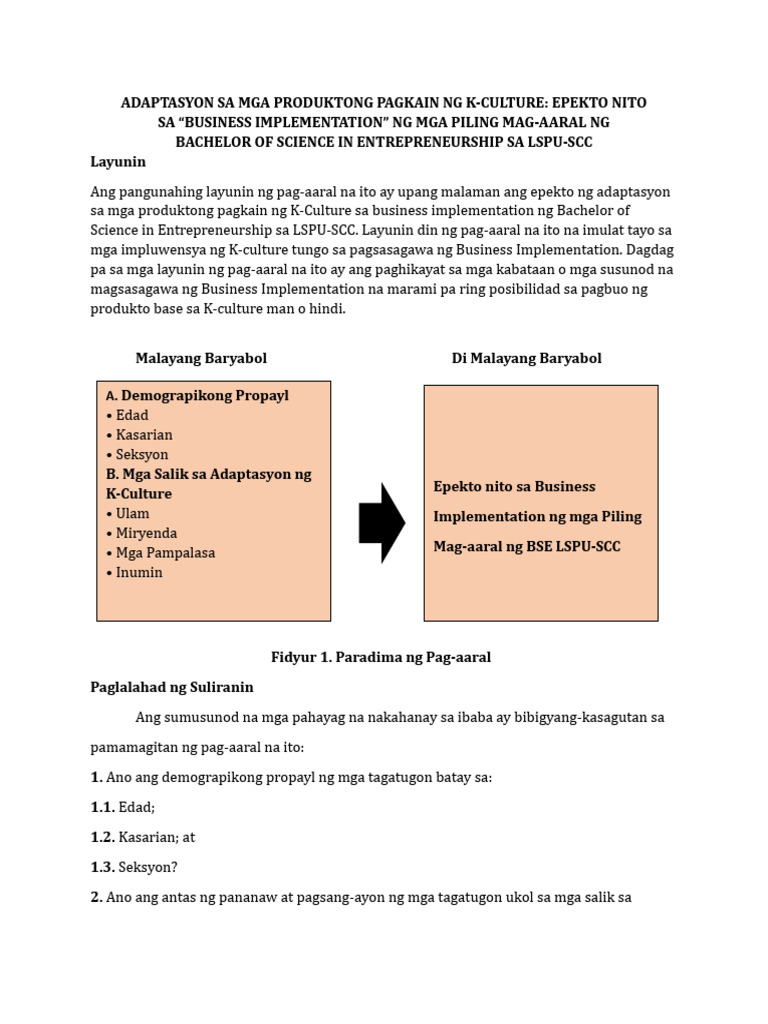 Adaptasyon Sa Mga Produktong Pagkain NG Koreyano | PDF