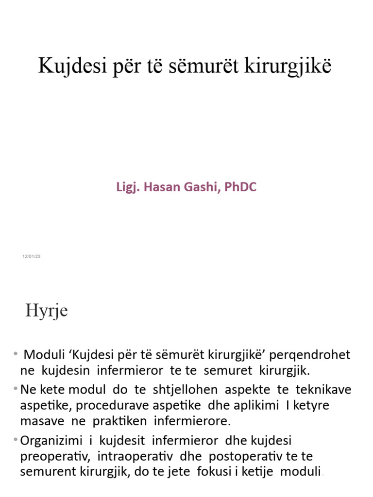 Hyrje-Perkujdesja Ndaj Te Sem - Kir | PDF