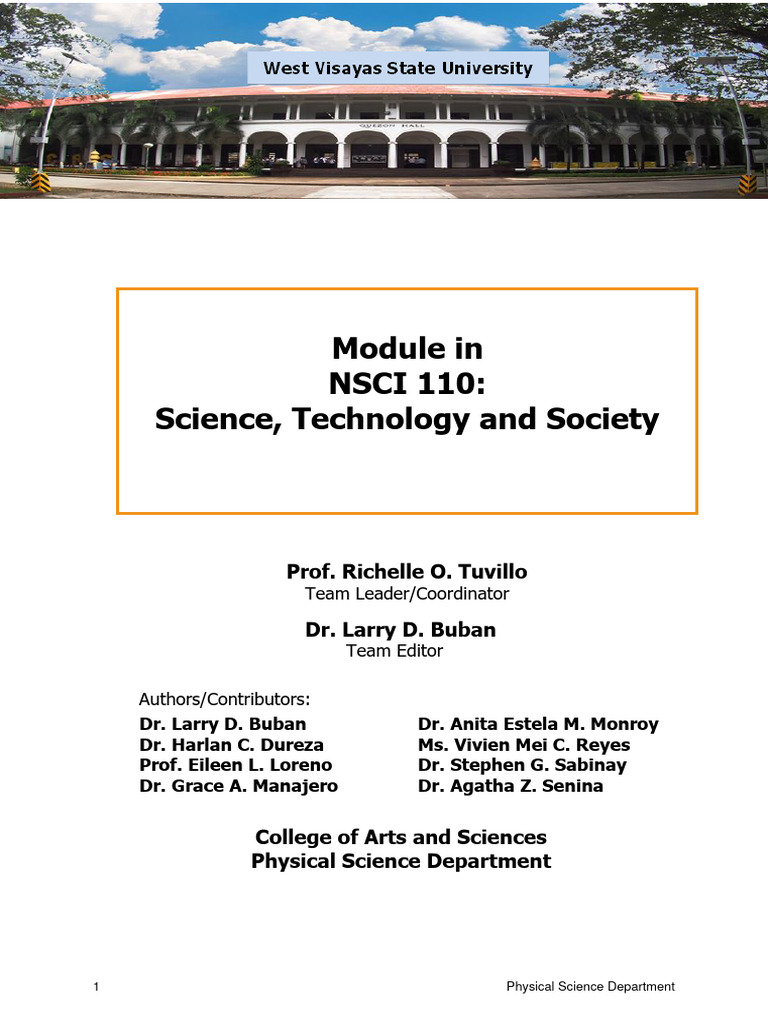 Unit 1 - STS | PDF | Science | Scientific Method