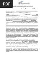 Carta Responsiva de Resguardo Vehicular | PDF | Vehículos de ruedas | Coche