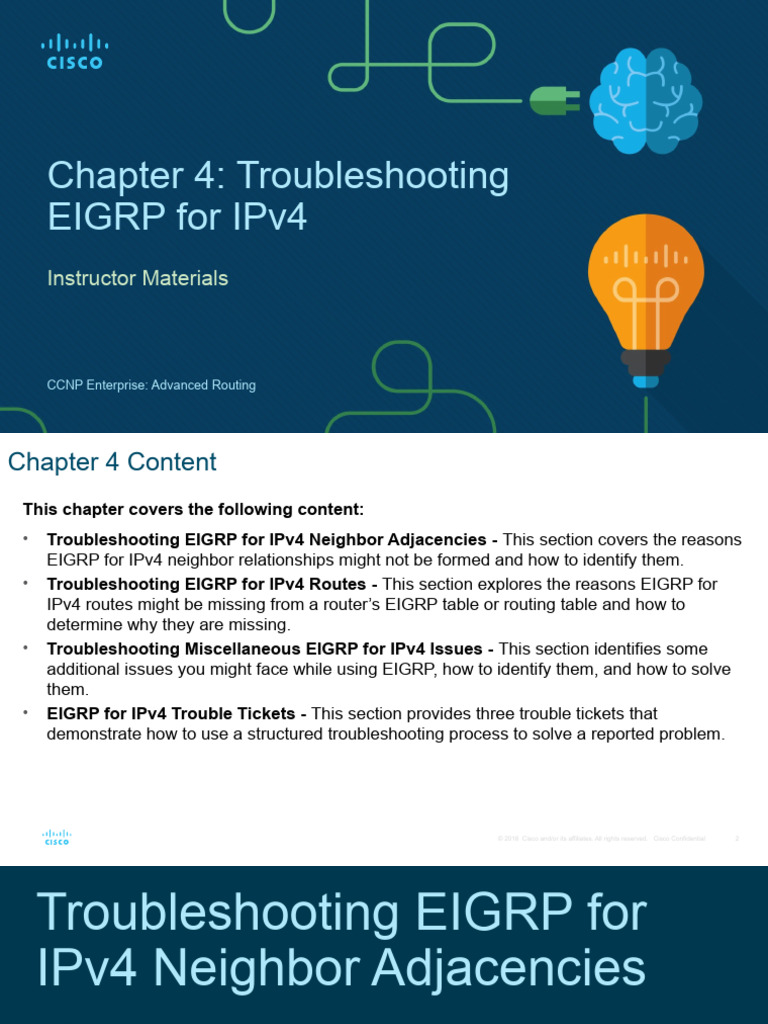 ENARSI Chapter 4 | PDF | Routing | Router (Computing)