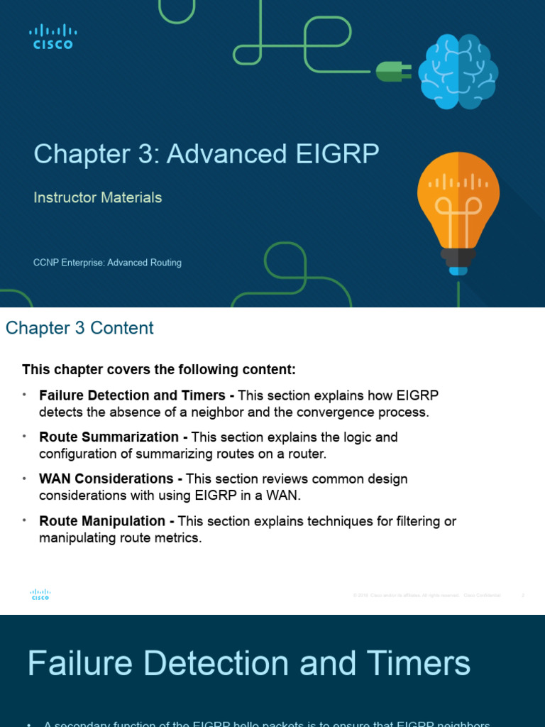 ENARSI Chapter 3 | PDF | Router (Computing) | Routing